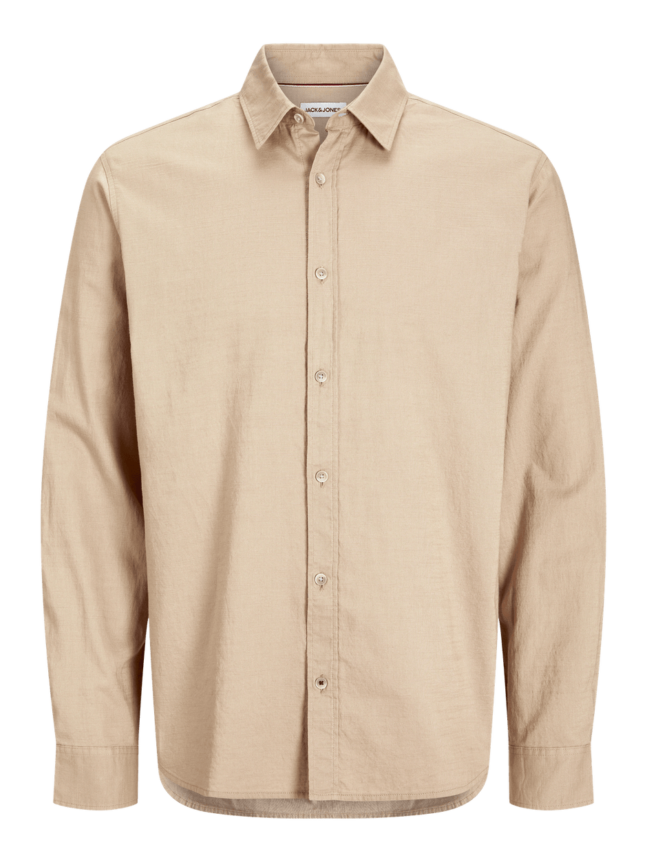 Camisa con textura marrón - JJPIERRE